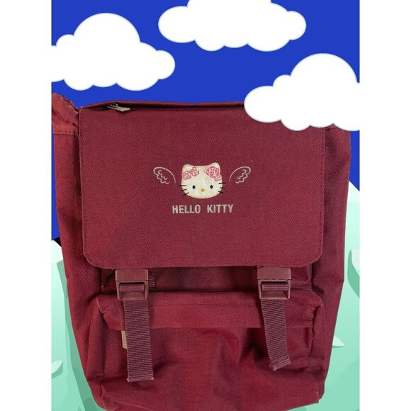 Sanrio | Bags | Vintage Hello Kitty Angel Wing Sanrio Embroidered ...